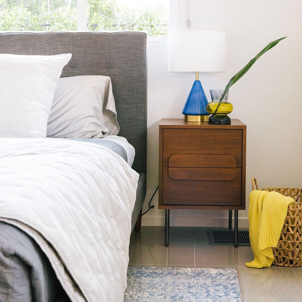Gemini Bedside Table 46 cm West Elm Australia